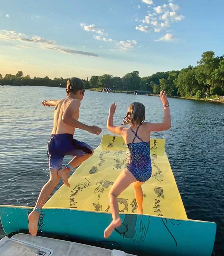 Lily Pad Leap - Lake Minnetonka Magazine